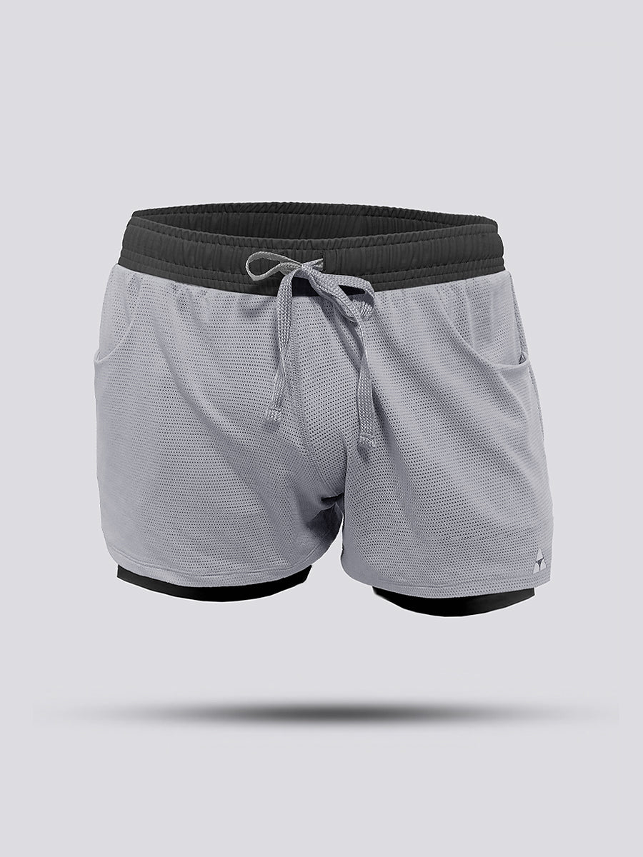 Men's Grey Sports Shorts - Sexy Sportswear For Men - Body Aware UK